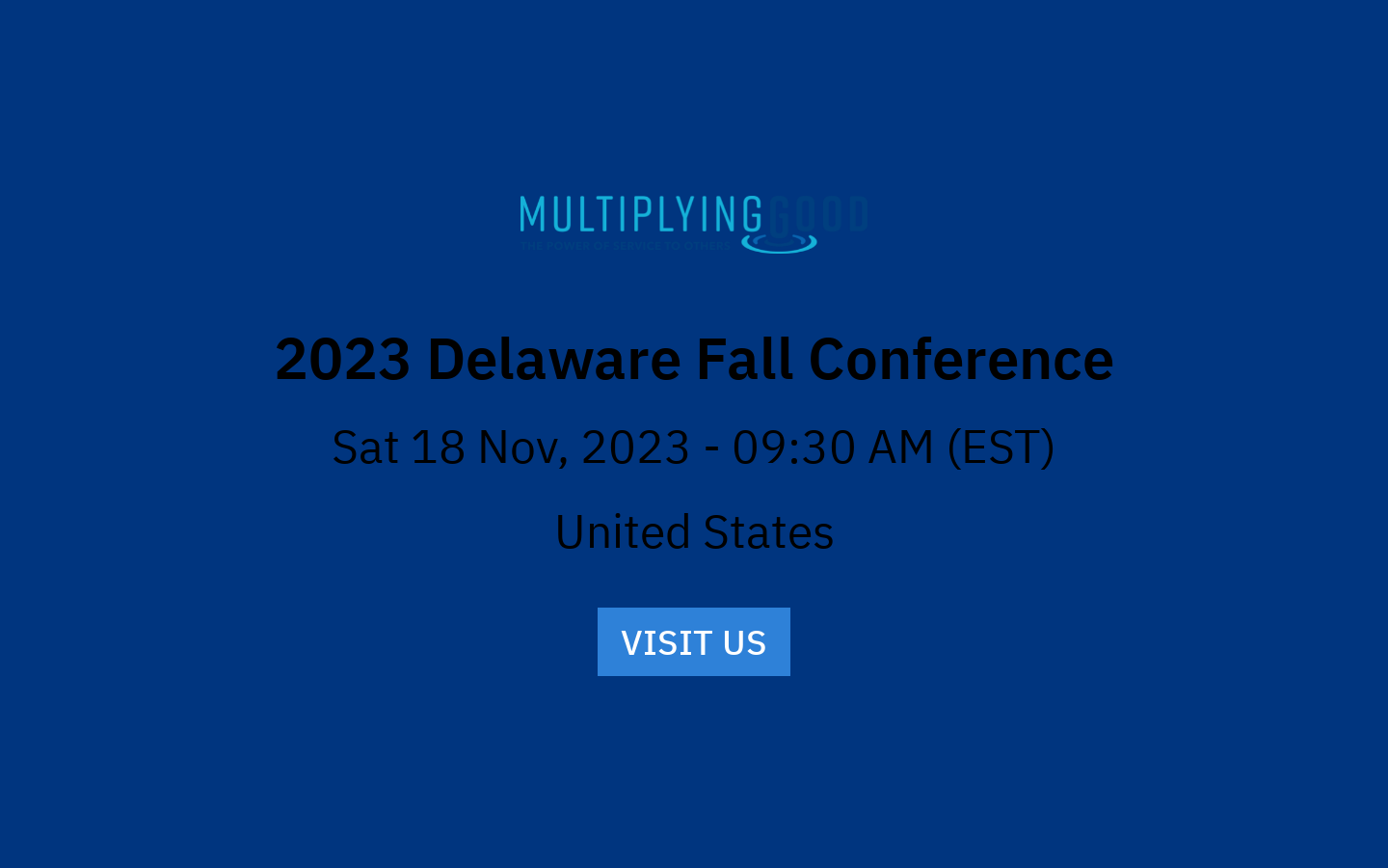 2023 Delaware Fall Conference